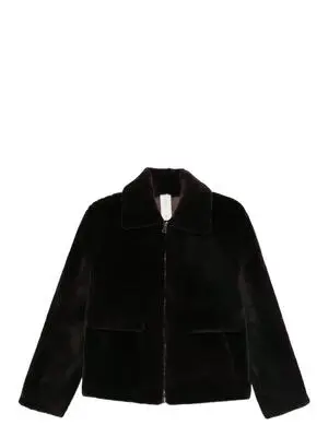 FURLING BY GIANI Giulia Faux-fur Jacket - Red