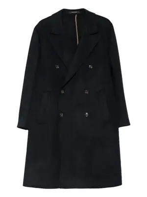 MONTECORE Double-breasted Coat - Blue