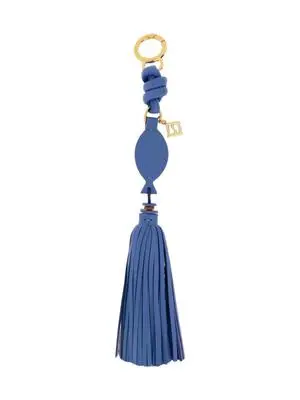 Fendi Leather Bag Charm - Blue