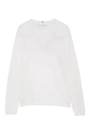PANICALE V-neck Cashmere Sweater - Neutrals