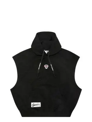 AAPE BY *A BATHING APE Camouflage Print Sleeveless Hoodie - Black