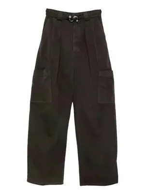 SPORTMAX Pleated Wide-leg Jeans