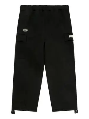 AAPE BY *A BATHING APE Moonface Logo-appliqué Cargo Track Pants - Black