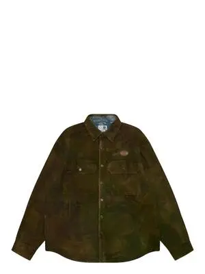 AAPE BY *A BATHING APE Moonface Logo-patch Shirt - Brown