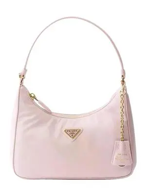Prada Prada Re-Edition 2005 Re-Nylon And Saffiano Leather Mini Bag Pink