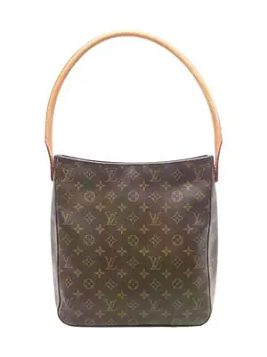 LOUIS VUITTON Monogram Looping Gm Shoulder Bag - Brown