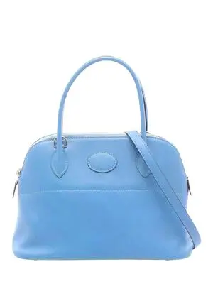 Hermès Hermès Swift Bolide 27 Satchel Blue