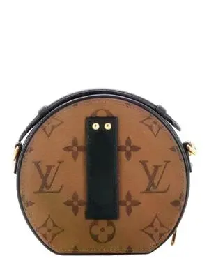 LOUIS VUITTON Mini Boite Chapeau Bag Reverse Monogram Canvas Crossbody Bag - Brown