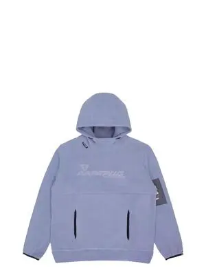AAPE BY *A BATHING APE Logo-print Fleece Hoodie - Blue
