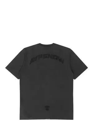 AAPE BY *A BATHING APE Moonface-patch T-shirt - Black