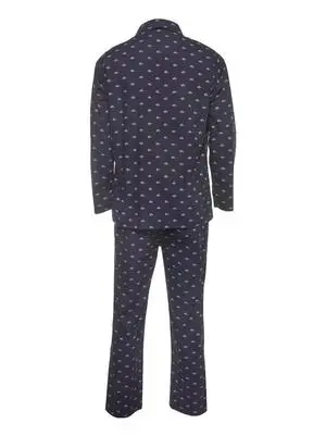 Polo Ralph Lauren Logo-print Pajamas - Blue