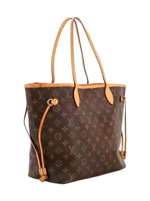 LOUIS VUITTON Louis Vuitton Monogram Canvas MM Tote Bag Brown