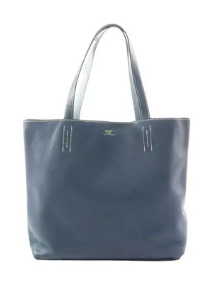 Hermès Clemence Double Sens 45 Tote Bag - Blue