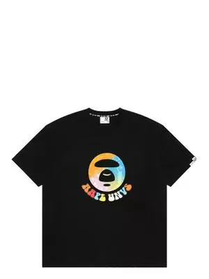 AAPE BY *A BATHING APE Moonface Graphic-print T-shirt - Black