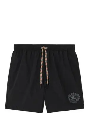 Burberry Knight Crest Swim Shorts - Black