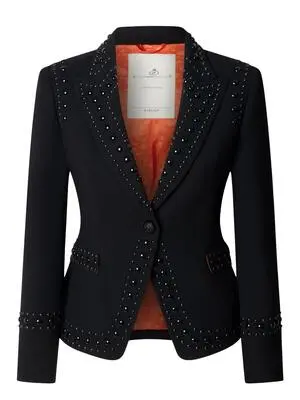 THE EXTREME COLLECTION Studded Blazer - Black