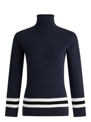 Fusalp Judith Ski Knit Turtleneck Jumper - Marin/neige