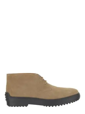 TOD'S Tod's Suede Lace-Up Desert Boots