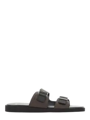 Hugo Boss Double Strap Sandals - Black