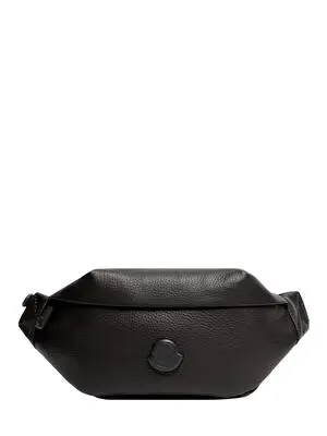 Moncler Logo Patch Belt Bag - Black