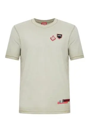 DIESEL® T Bowie Patch Detail T-shirt - No