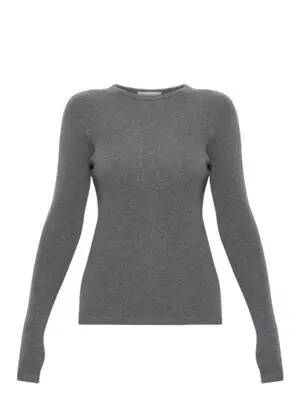 LISA YANG Lisa Yang Vivian Long Sleeve Top Grey