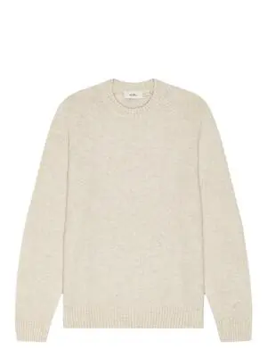 LES DEUX Crew Neck Knit Top - Ivory