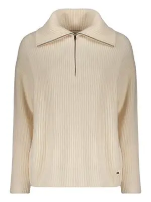 Herno Herno Half-Zip Knit Sweater Beige
