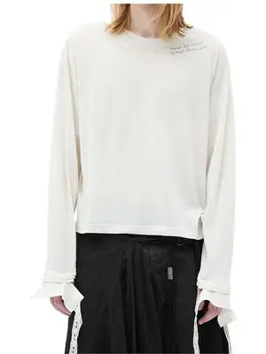 ANN DEMEULEMEESTER Teenage Apocalypse Graphic-print T-shirt - Ivory