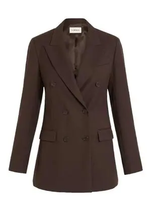 P.a.r.o.s.h Double-breasted Blazer - Dark Brown