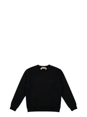 N.21 N21 Long Sleeve Sweatshirt With Rhinestone Logo