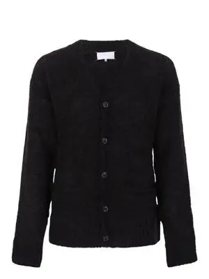 MAISON MARGIELA Button-up Knit Cardigan - Black