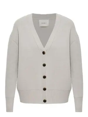 LISA YANG Amery V-neck Cardigan - Grey