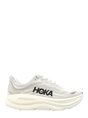 Hoka One One Round Toe Lace Up Sneakers - Off White