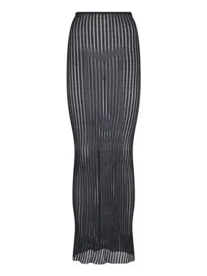 DONDUP Erotica Knitted Skirt - Black