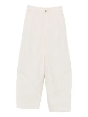 ALYSI Corduroy Trousers - White