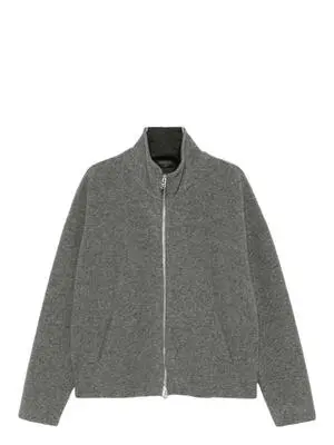 DONDUP Stand-collar Zip-up Casual Jacket - Gray