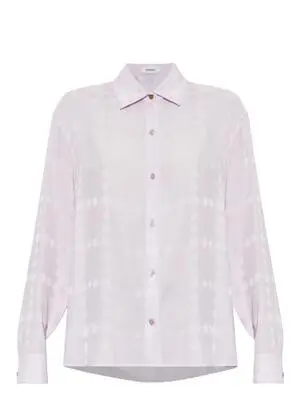 VERSACE Versace Jacquard Crêpe Satin Shirt