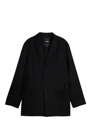 Y3 Relaxed Fit Single-breasted Blazer - Black