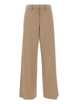 Fabiana Filippi Spoleto Wide-leg Tailored Pants - Beige