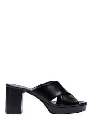 STUART WEITZMAN Dayna Platform Slide Sandal - Black