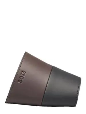 Hugo Boss Logo Debossed Slides - Black
