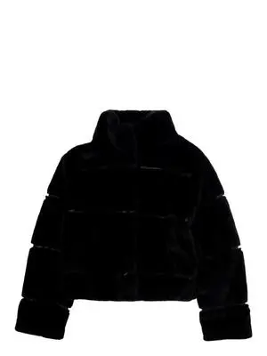 MONNALISA Monnalisa Faux Fur Zip-Up Jacket