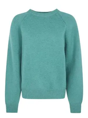 THE FRANKIE SHOP The Frankie Shop Lina Round Neck Jumper Green