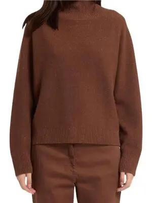 Marella Long-sleeve Turtleneck Sweater - Brown