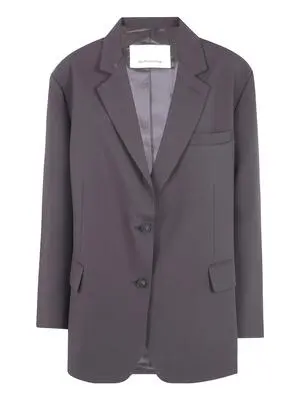THE FRANKIE SHOP Bea Single-breasted Blazer - Grey