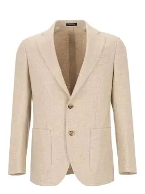 AL DUCA DAOSTA 1902 Long-sleeve Blazer - Beige