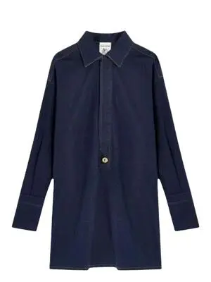 SEMICOUTURE Denim Shirt - Blue