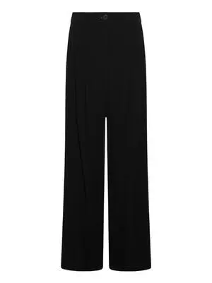 Marella Marella Pleated Knit Trousers Black