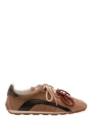 Dsquared2 Round Toe Lace-up Sneakers - Brown